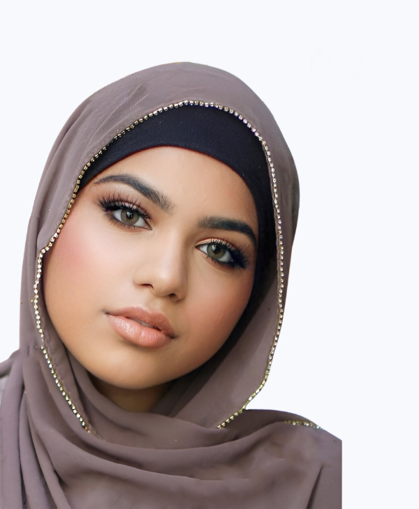 Chiffon Stone Hijab – Elegance galleria